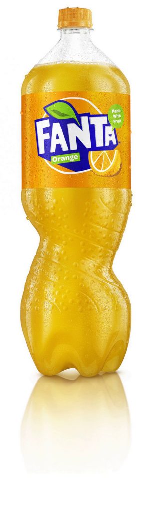 Nước ngọt hương cam Fanta cho ra mắt logo mới và đường cong mềm mại của ...