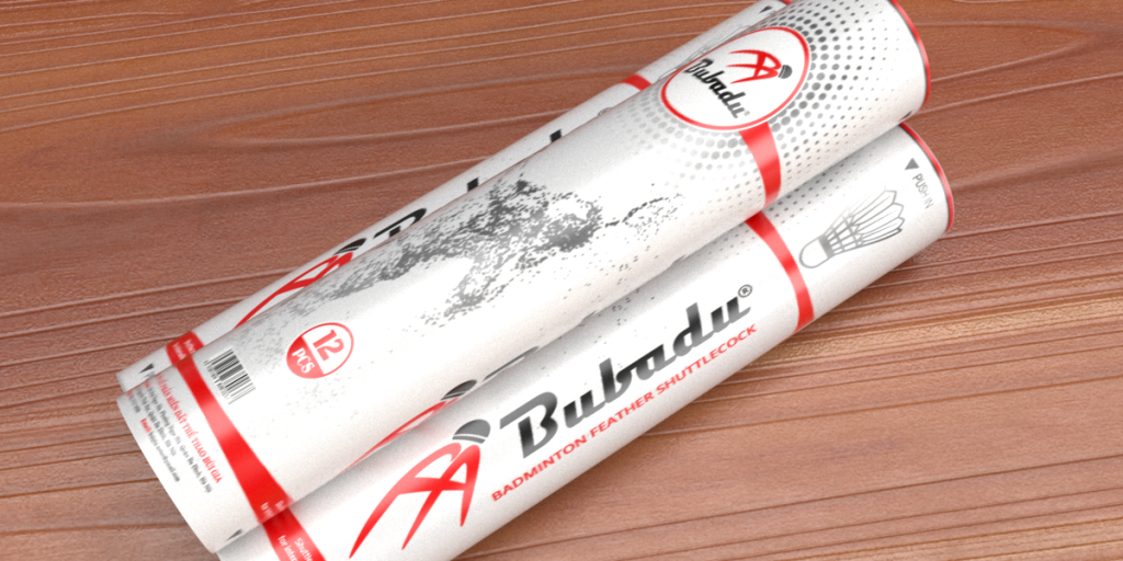 Thiết kế logo thương hiệu cầu lông Bubadu