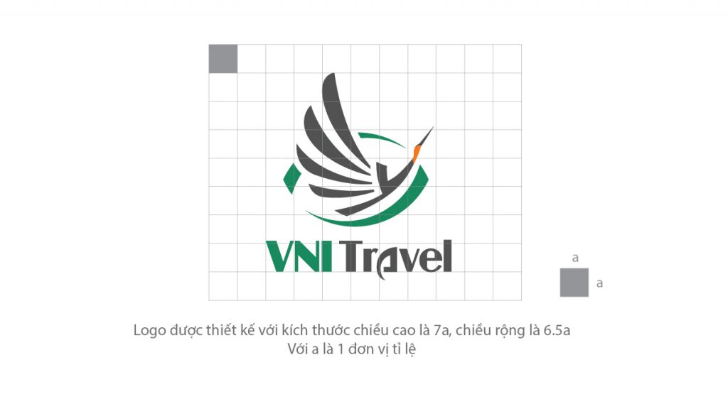 Thiết kế logo thương hiệu du lịch VNI Travel