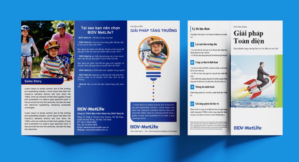 THIẾT KẾ BROCHURE BIDV